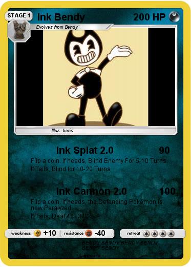 Pokémon Bendy 140 140 - Ink Splat 2.0 - My Pokemon Card