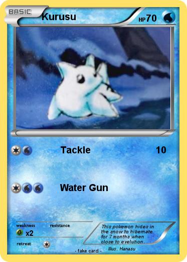 Pokémon Kurusu 44 44 - Tackle - My Pokemon Card