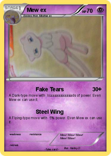 Pokémon Mew ex 579 579 - Fake Tears - My Pokemon Card