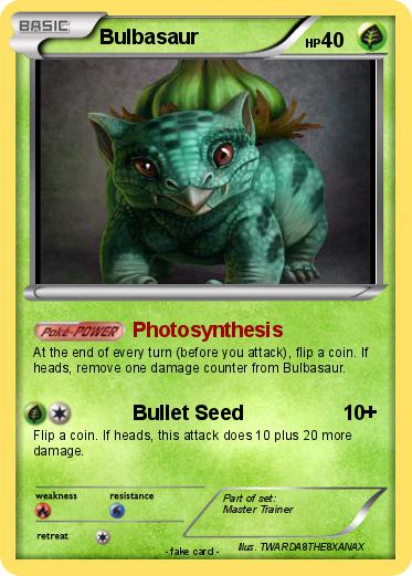 Pokémon Bulbasaur 1071 1071 - Photosynthesis - My Pokemon Card