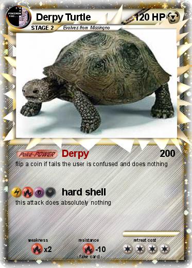 Pokémon Derpy Turtle 1 1 - Derpy - My Pokemon Card