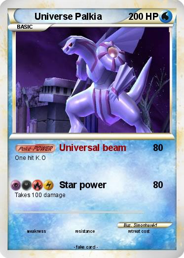 Pokémon Universe Palkia - Universal beam - My Pokemon Card