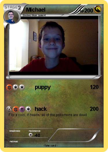 Pokémon Michael 3234 3234 - puppy - My Pokemon Card