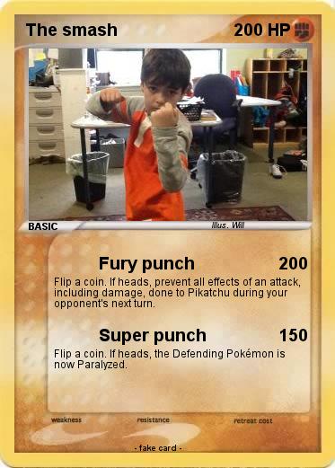 Pokémon The smash 4 4 - Fury punch - My Pokemon Card