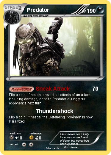 Pokémon Predator 692 692 - Sneak Attack - My Pokemon Card