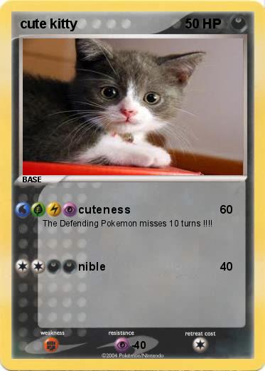 Pokémon cute kitty 2 2 - cuteness - My Pokemon Card