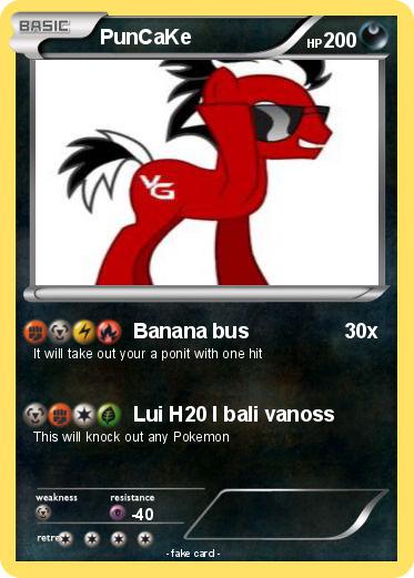 Pokémon PunCaKe 15 15 - Banana bus - My Pokemon Card