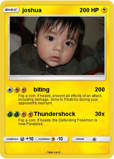 Pokémon joshua 509 509 - biting - My Pokemon Card