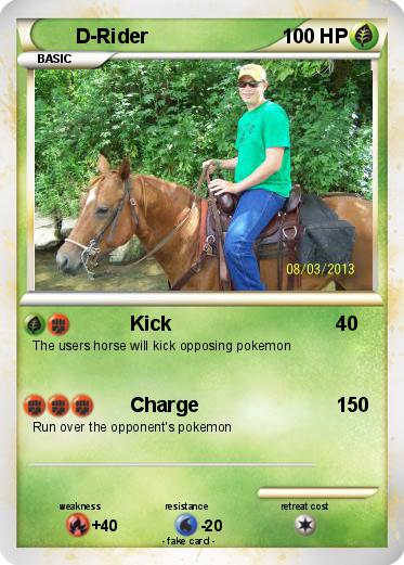 Pokémon D Rider - Kick - My Pokemon Card