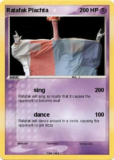 Pokémon Ratafak Plachta - sing - My Pokemon Card