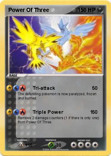 Pokémon Power Of Three - Tri-attack - My Pokemon Card