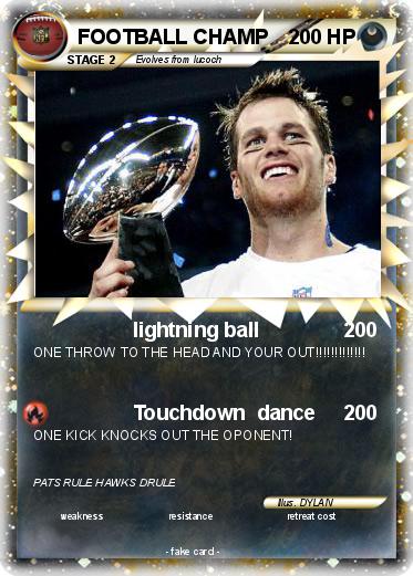 Pokémon FOOTBALL CHAMP - lightning ball - My Pokemon Card