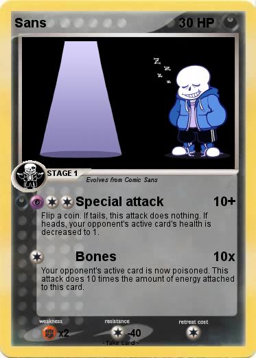 Pokémon Sans 2274 2274 - Special attack - My Pokemon Card