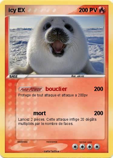 Pokémon icy EX - bouclier - Ma carte Pokémon
