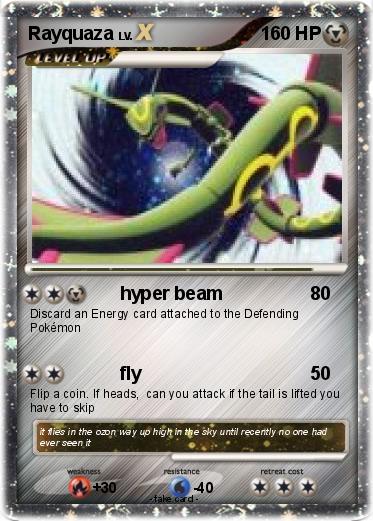 Pokémon Rayquaza 2754 2754 - hyper beam - My Pokemon Card