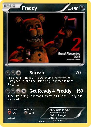 Pokémon Freddy 1820 1820 - Scream - My Pokemon Card