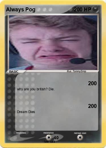 Pokémon Always Pog - My Pokemon Card