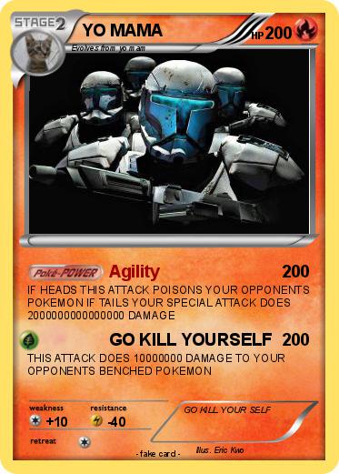Pokémon YO MAMA 470 470 - Agility - My Pokemon Card