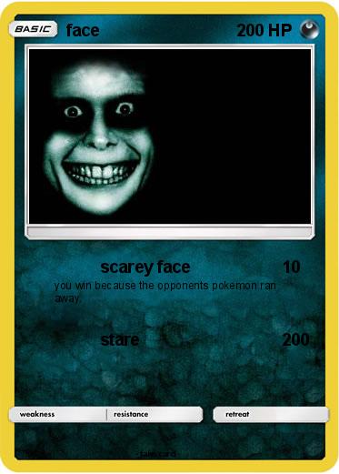 Pokémon face 426 426 - scarey face - My Pokemon Card