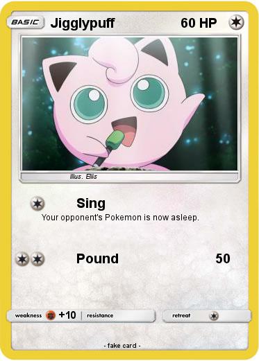 Pokémon Jigglypuff 449 449 - Sing - My Pokemon Card
