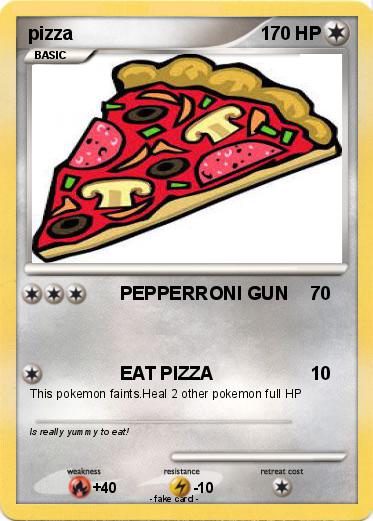Pokémon pizza 405 405 - PEPPERRONI GUN - My Pokemon Card