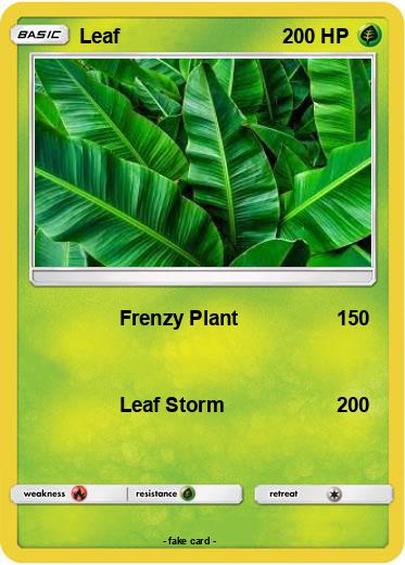 Pokémon Leaf 376 376 - Frenzy Plant - My Pokemon Card