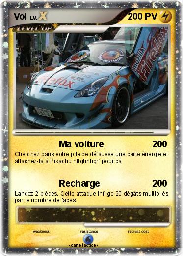 Pokémon Voi 3 3 - Ma voiture - Ma carte Pokémon