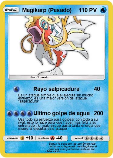 Pokémon Magikarp Pasado - Rayo salpicadura - Mi carta pokémon