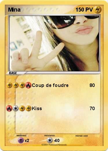Pokémon Mina 1 1 - Coup de foudre - Ma carte Pokémon
