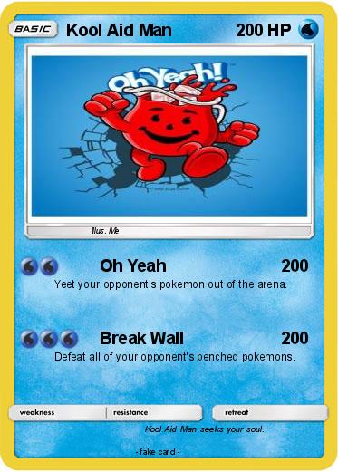 Pokémon Kool Aid Man 113 113 - Oh Yeah - My Pokemon Card