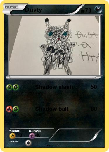 Pokémon Dusty 91 91 - Shadow slash - My Pokemon Card