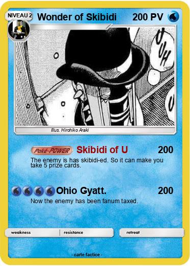 Pokémon Wonder of Skibidi 1 1 - Skibidi of U - Ma carte Pokémon