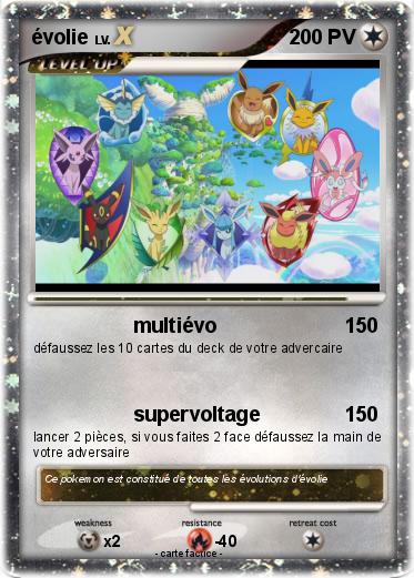 Pokémon evolie 56 56 - multiévo - Ma carte Pokémon