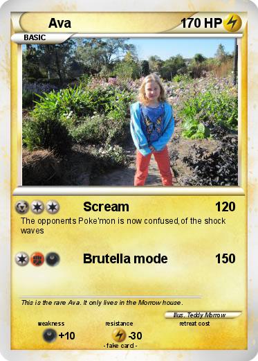 Pokémon Ava 47 47 - Scream - My Pokemon Card