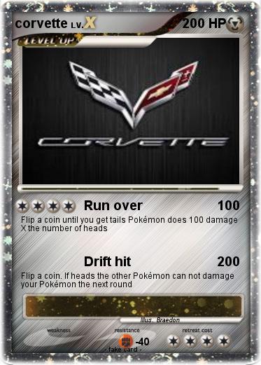 Pokémon corvette 108 108 - Run over - My Pokemon Card