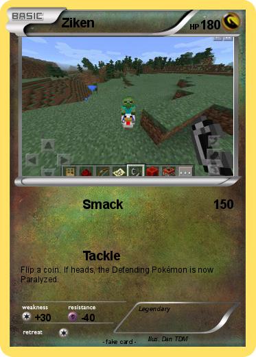 Pokémon Ziken - Smack - My Pokemon Card