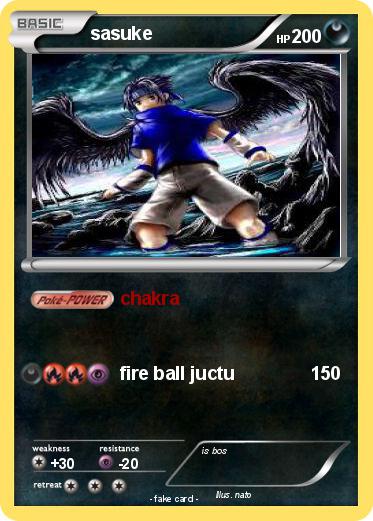 Pokémon sasuke 4409 4409 - chakra - My Pokemon Card