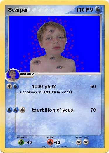 Pokémon Scarpar - 1000 yeux - Ma carte Pokémon