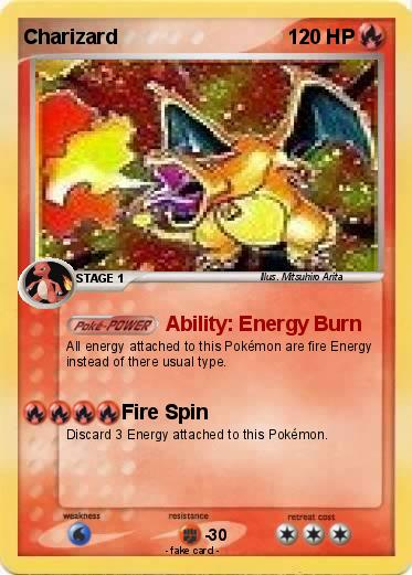 Pokémon Charizard 9944 9944 - Ability: Energy Burn - My Pokemon Card
