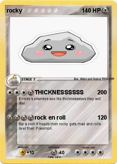 Pokémon rocky 681 681 - THICKNESSSSSS - My Pokemon Card