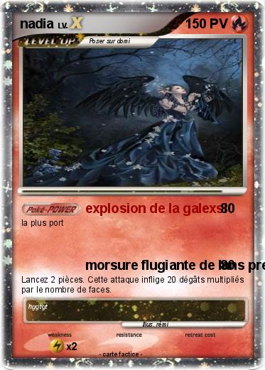 Pokémon nadia 12 12 - explosion de la galexsi - Ma carte Pokémon