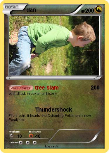 Pokémon dan 479 479 - tree slam - My Pokemon Card