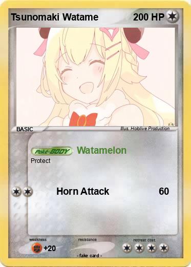 Pokémon Tsunomaki Watame - Watamelon - My Pokemon Card