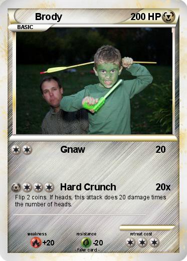 Pokémon Brody 46 46 - Gnaw - My Pokemon Card