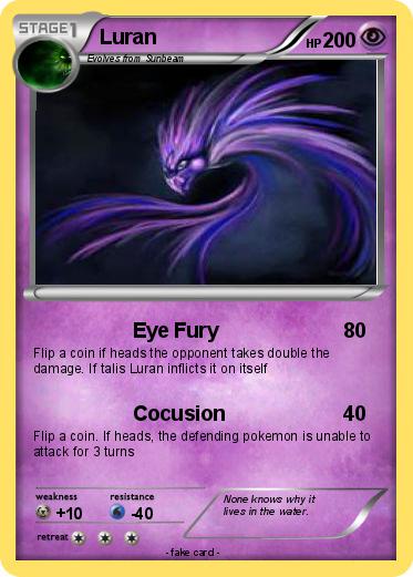 Pokémon Luran - Eye Fury - My Pokemon Card