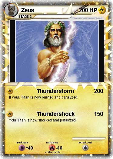 Pokémon Zeus 1495 1495 - Thunderstorm - My Pokemon Card