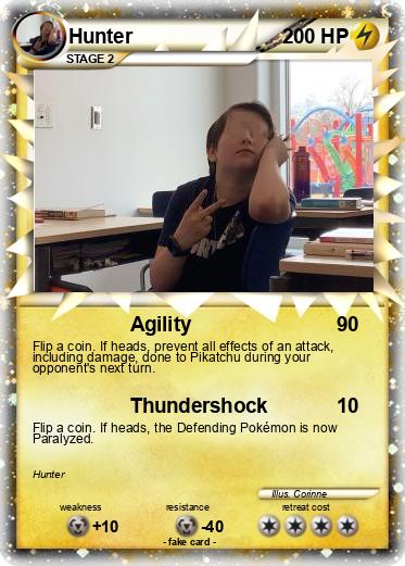 Pokémon Hunter 995 995 - Agility - My Pokemon Card