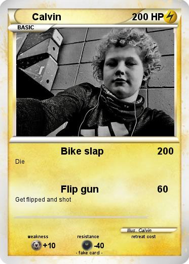 Pokémon Calvin 337 337 - Bike slap - My Pokemon Card