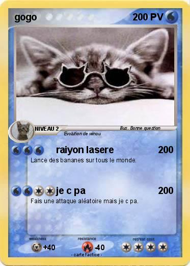 Pokémon gogo 135 135 - raiyon lasere - Ma carte Pokémon