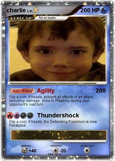 Pokémon charlie 1492 1492 - Agility - My Pokemon Card
